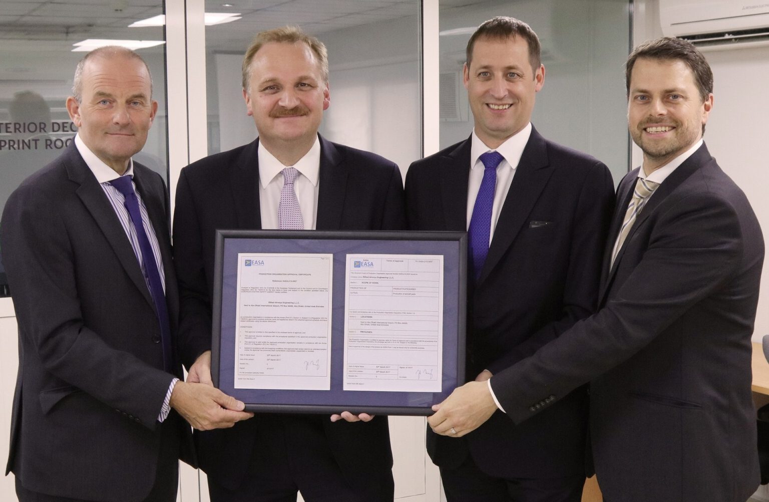 Etihad Engineers Awarded EASA Part21G POA | Aviation Maintenance Magazine