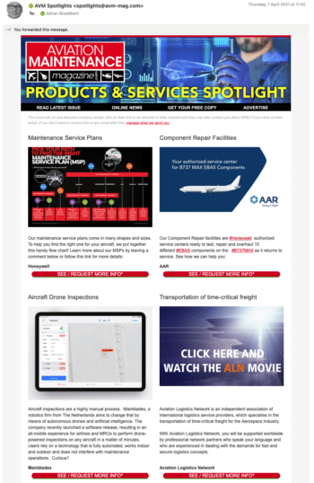 Advertising Examples | Aviation Maintenance Magazine
