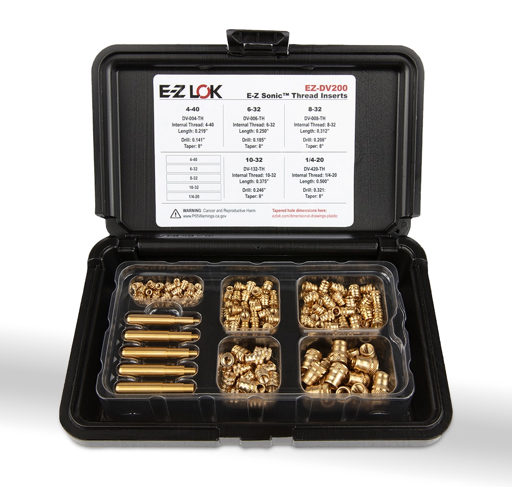 E-Z Lok Introduces Ultrasonic Inserts and Heat Staking Kits for ...